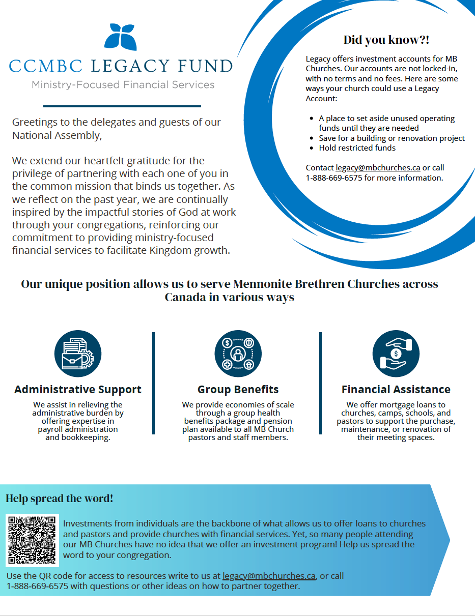Legacy Report – CCMBC | National Assembly