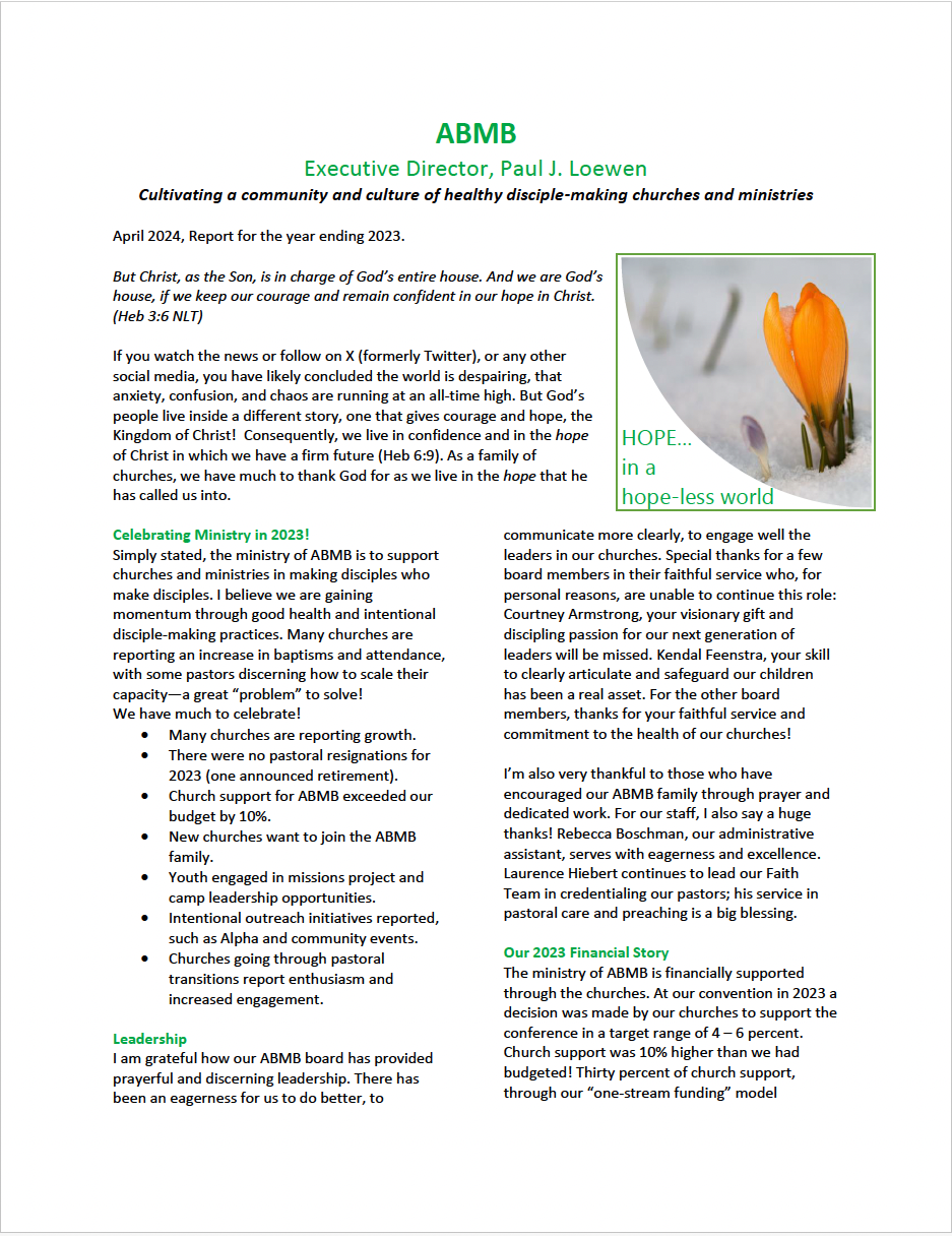 ABMB (Alberta) Report – CCMBC | National Assembly